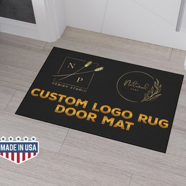 Custom Logo Rug - Etsy
