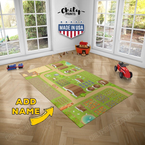 Farm Play Mat - Etsy