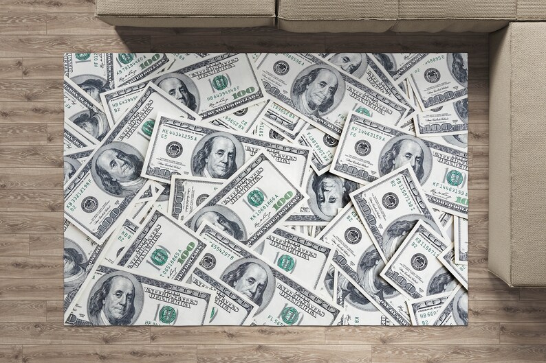 Dollar Sign Area Rug Hypebeast Rug Carpet Gift for Marketer | Etsy