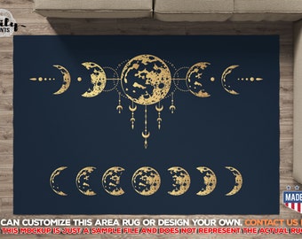 Moon Phase Area Rug - Etsy
