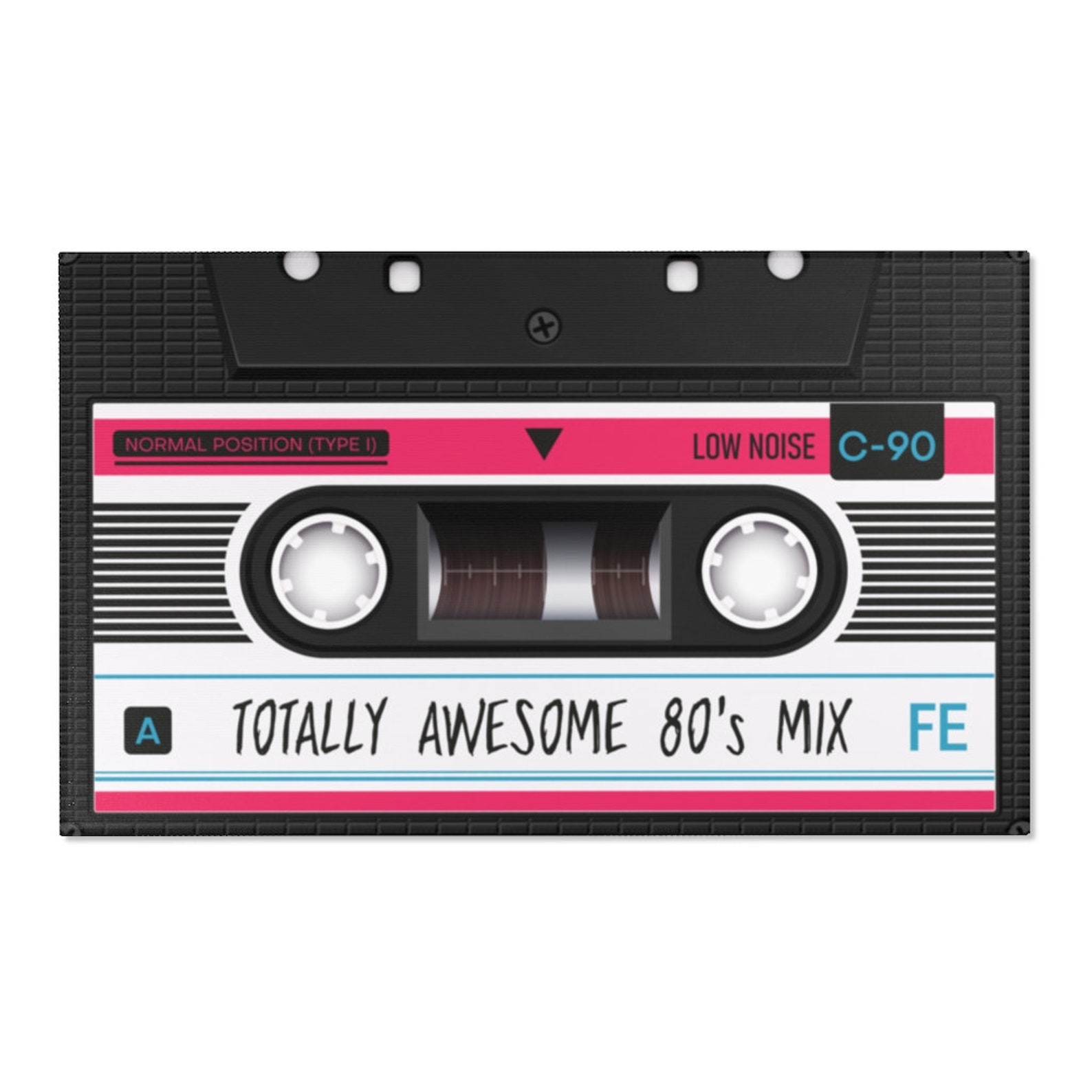 Audio Cassette Design Area Rug 80s Decor Carpet 90s Design | Etsy