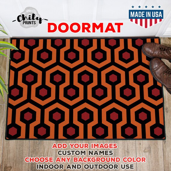 The Shinning Overlook Hotel Pattern Doormat Overlook Hotel - Etsy