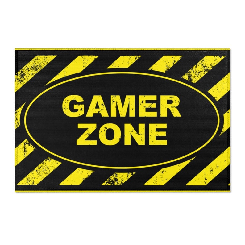 Gamer Zone Area Rug Game Room Decor Carpet Gamer Gift Room - Etsy