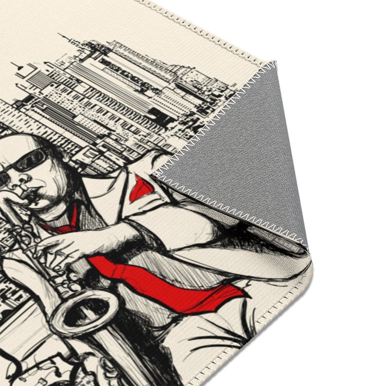 Music Artist Studio Area Rug Music Room Decor Jazz Men Playing - Etsy UK