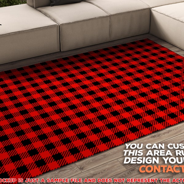 Buffalo Plaid Mat - Etsy