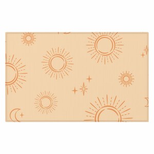 Boho Rug Sun and Moon Boho Rug Contemporary Composition Boho - Etsy