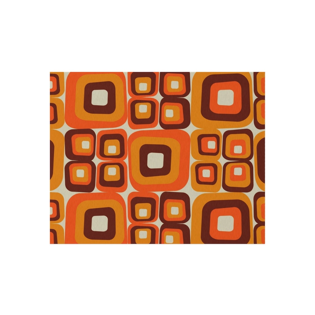 60s and 70s Retro Style Rug Aesthetic Retro Rugs High - Etsy Canada