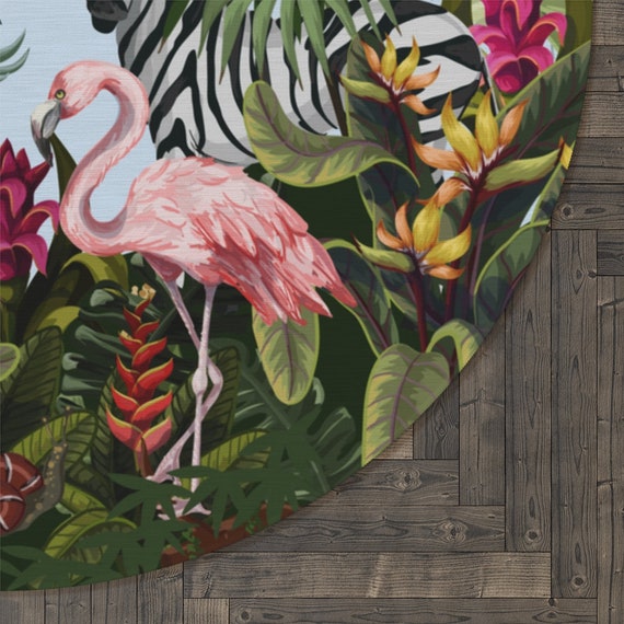Wild Jungle Animals Rug