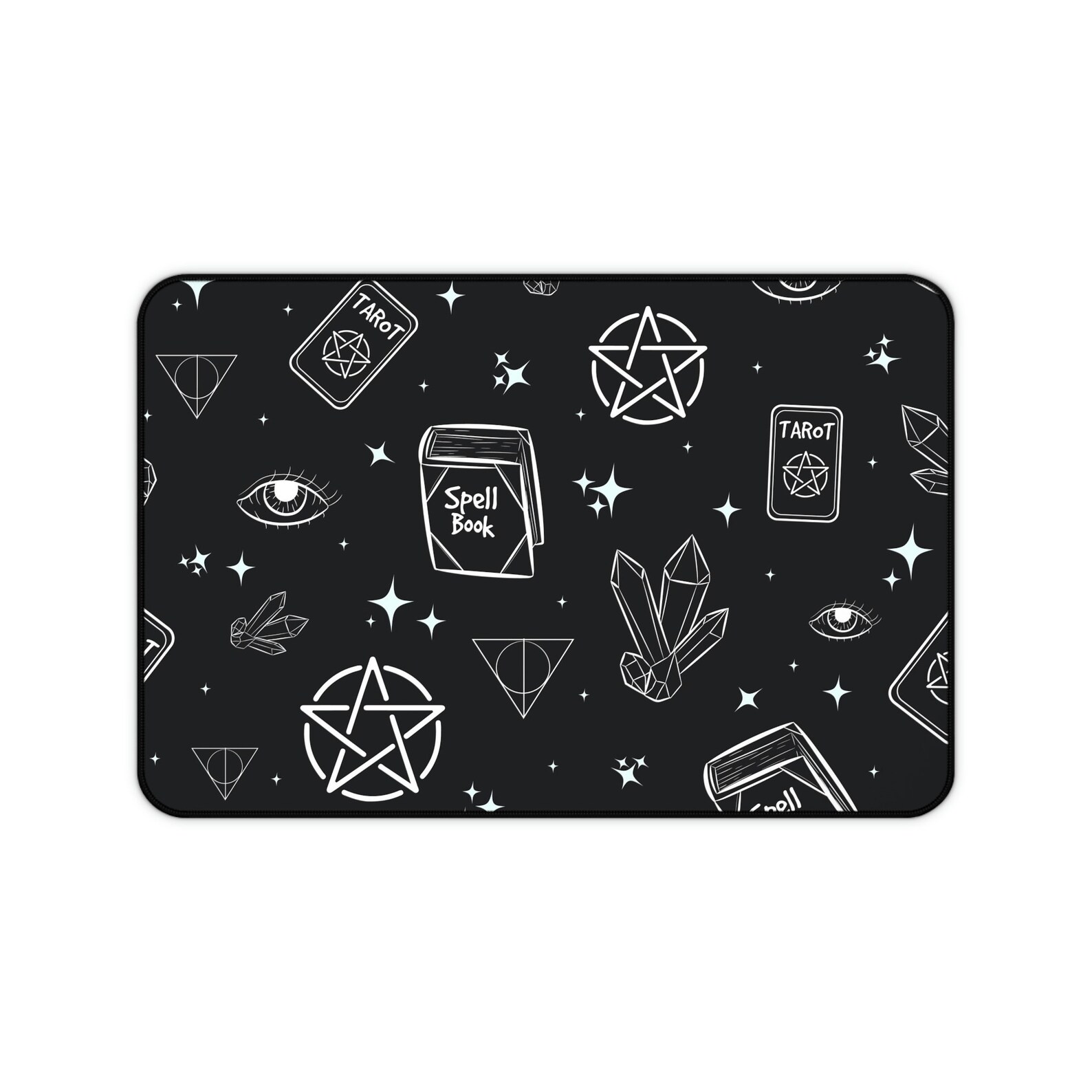 Dark Occult Gothic Desk Mat With Witchy and Pagan Elements - Etsy