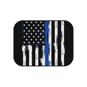 Car Floor Mats Police Officer Flag Design Officer Car Floor Mats ...