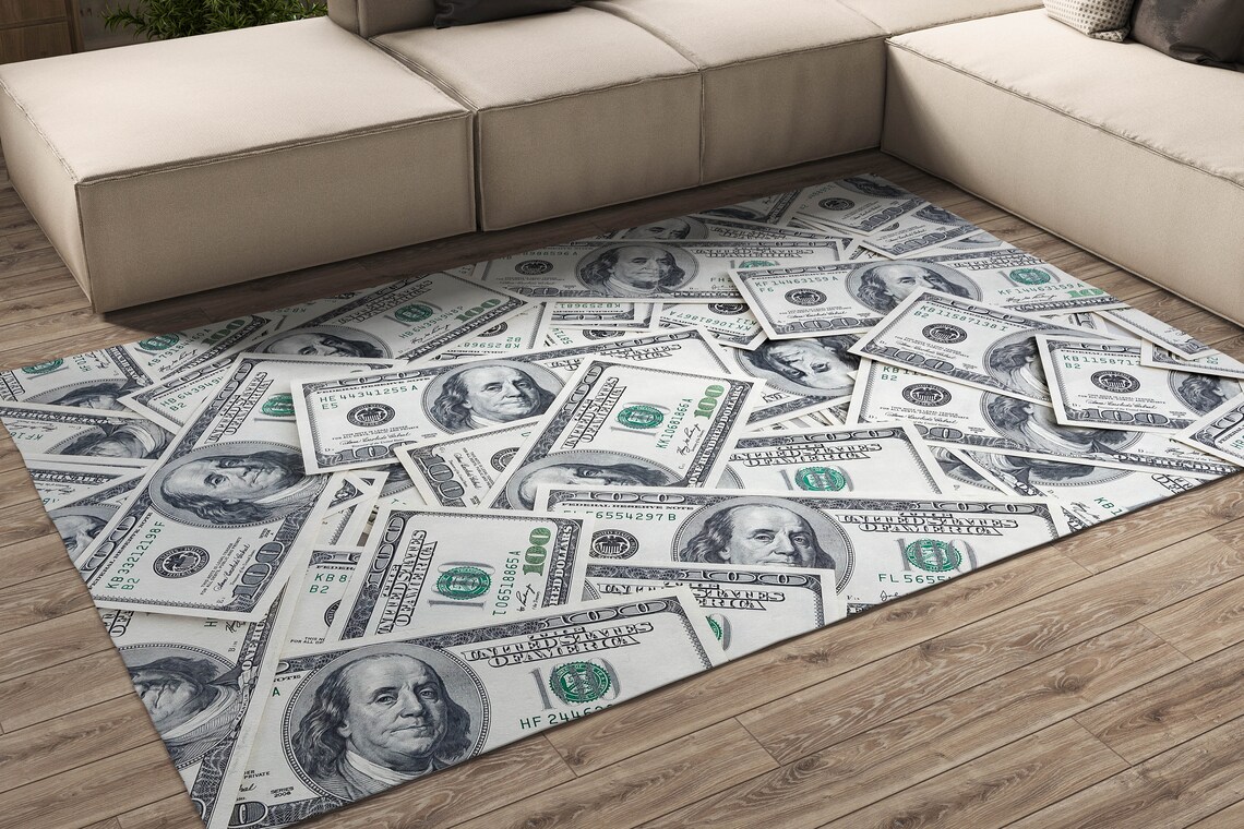 Dollar Sign Area Rug Hypebeast Rug Carpet Gift for Marketer | Etsy
