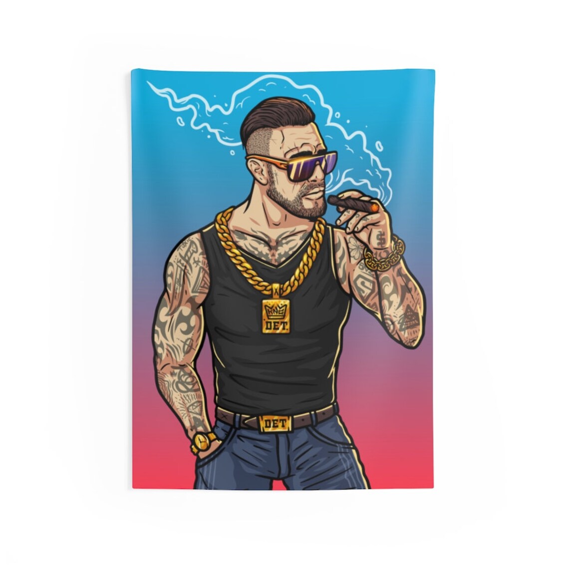 Rap Tapestry Gangster Rap Indoor Wall Tapestries Rich - Etsy