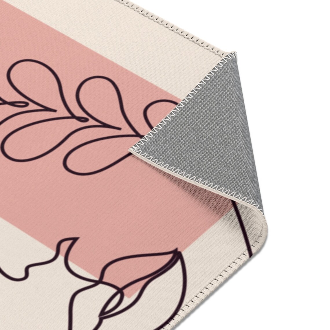 Minimal Line Drawing Art Abstract Hand Draw Design Area Rug | Etsy