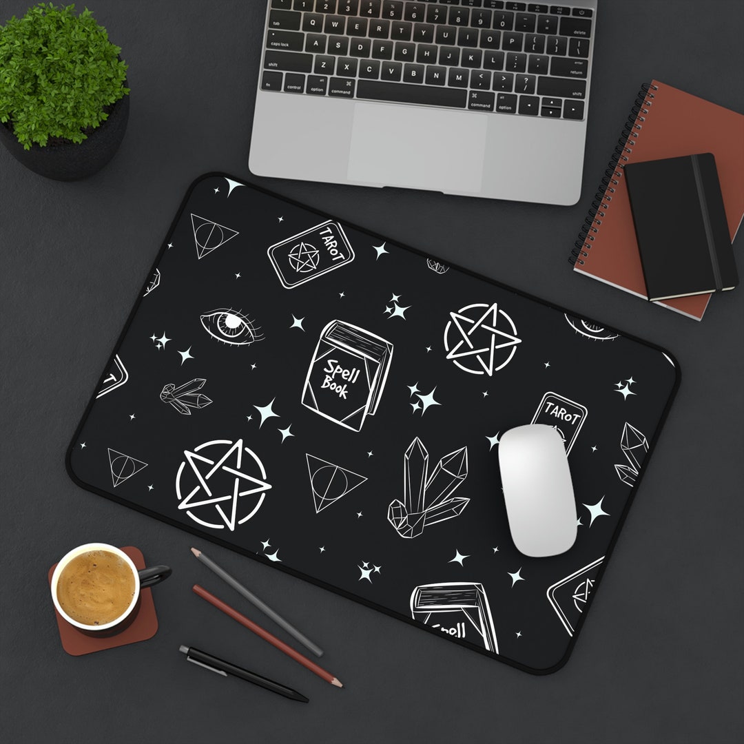 Dark Occult Gothic Desk Mat With Witchy and Pagan Elements - Etsy