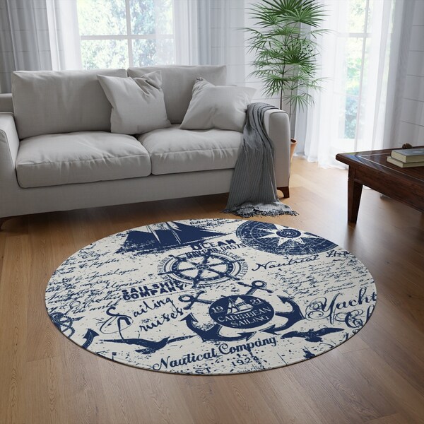 Nautical Rug - Etsy