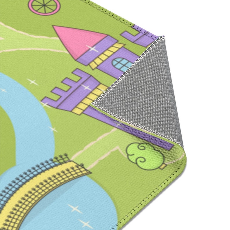 Kids Play Rug Princess Fairy Tale World Area Rug Play Mat - Etsy