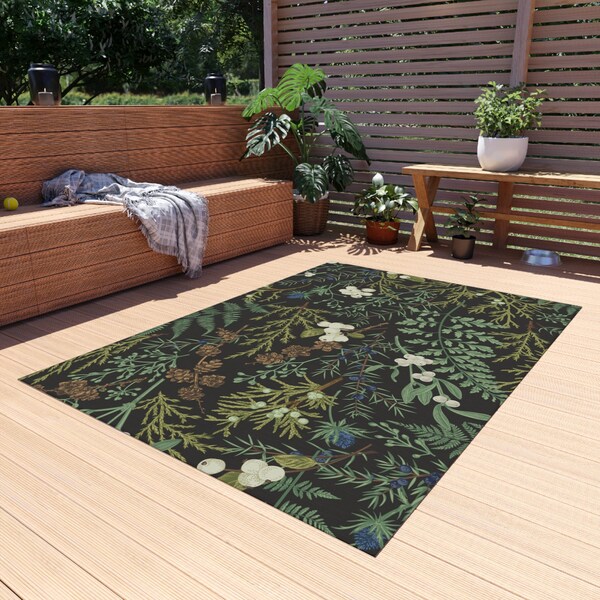 Forest Green Rug - Etsy