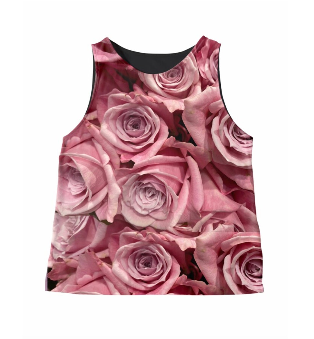 Pink Roses for Spring Sleeveless Top. Mothers Day Pink Roses Sleeveless ...