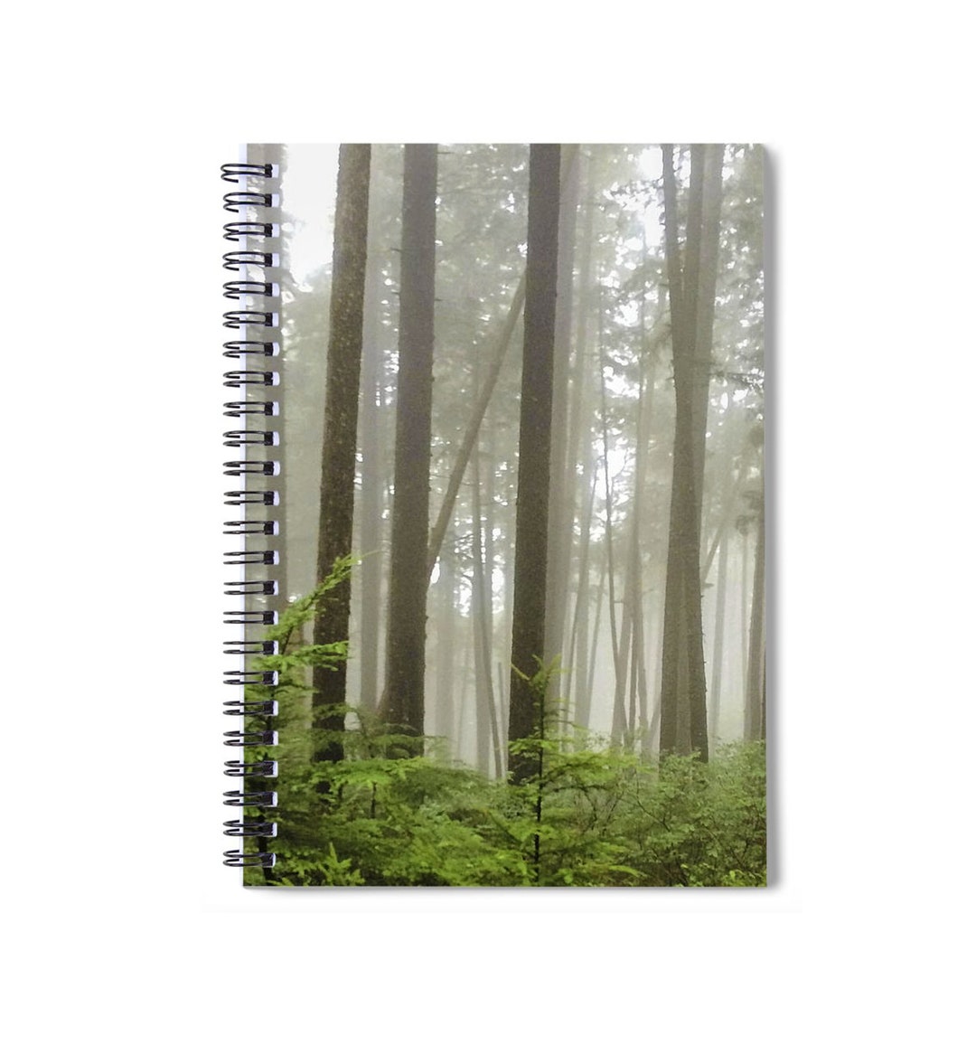 Foggy Forest Spiral Notebook: Tongass National Forest Art - Etsy