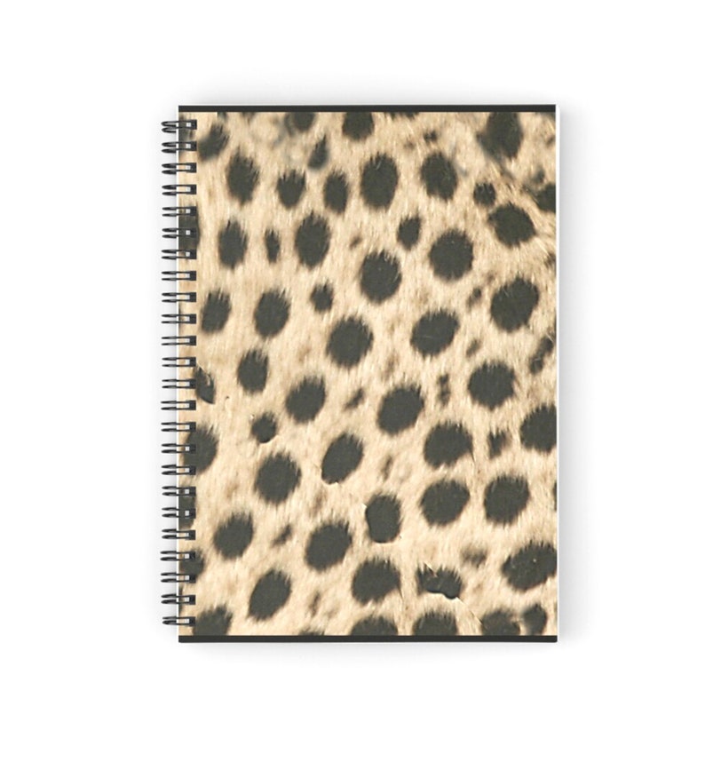 Cheetah Print Spiral Notebook. Safari Lover's Notebook. Jungle Animals ...