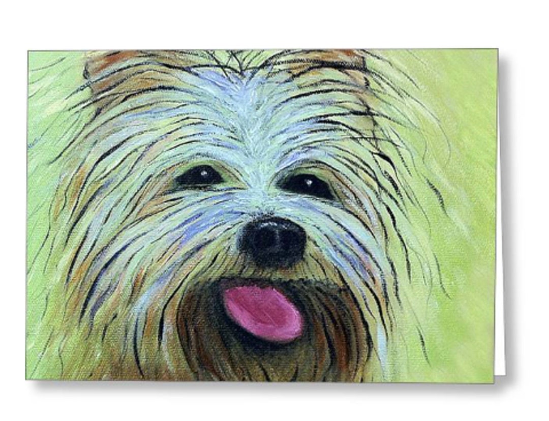 Yorkie Greeting Cards: Yorkshire Terrier Art, Dog Lover Gift - Etsy