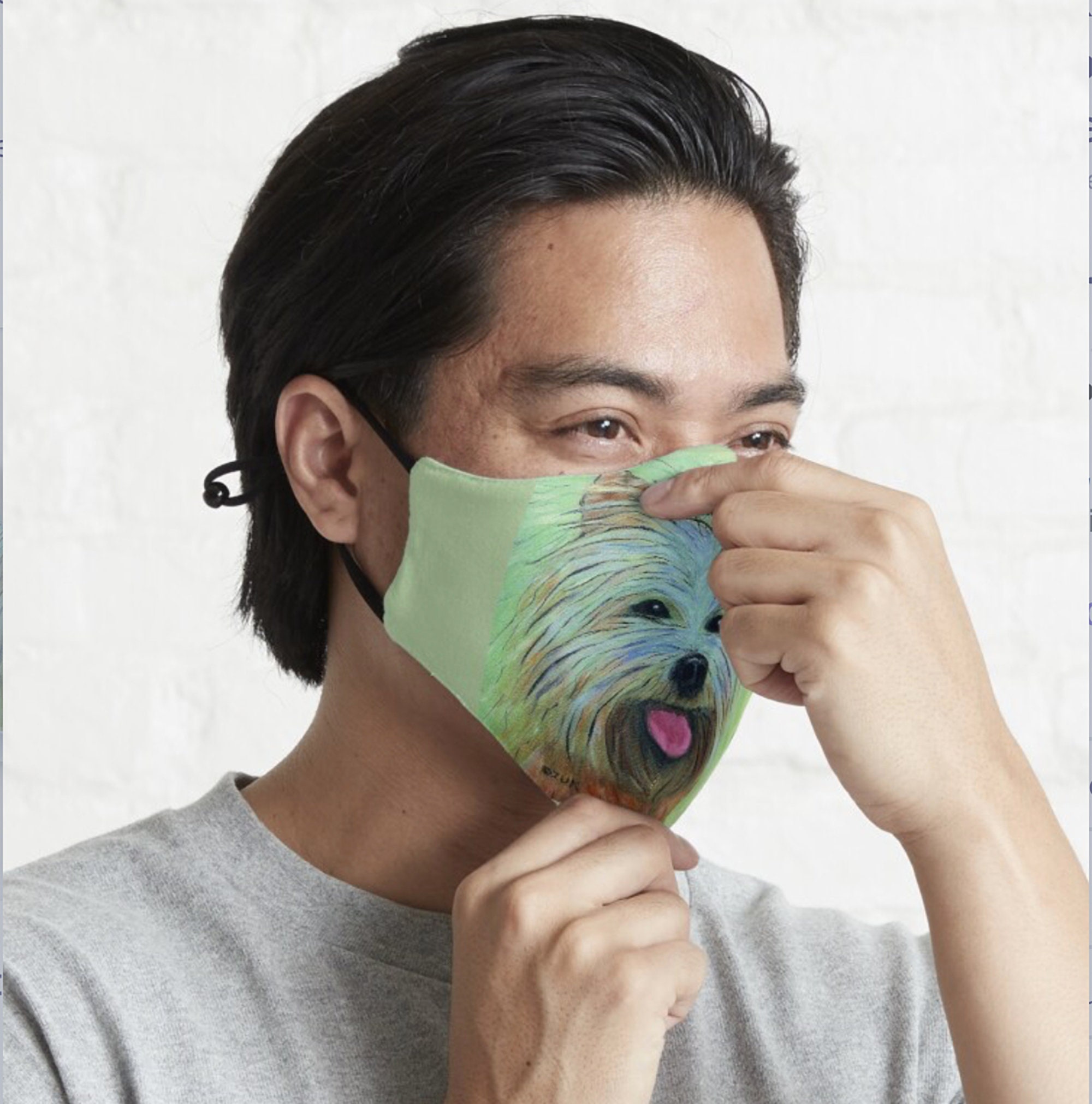 Yorkshire Terrier Face Mask for Yorkie Lovers. Colorful - Etsy