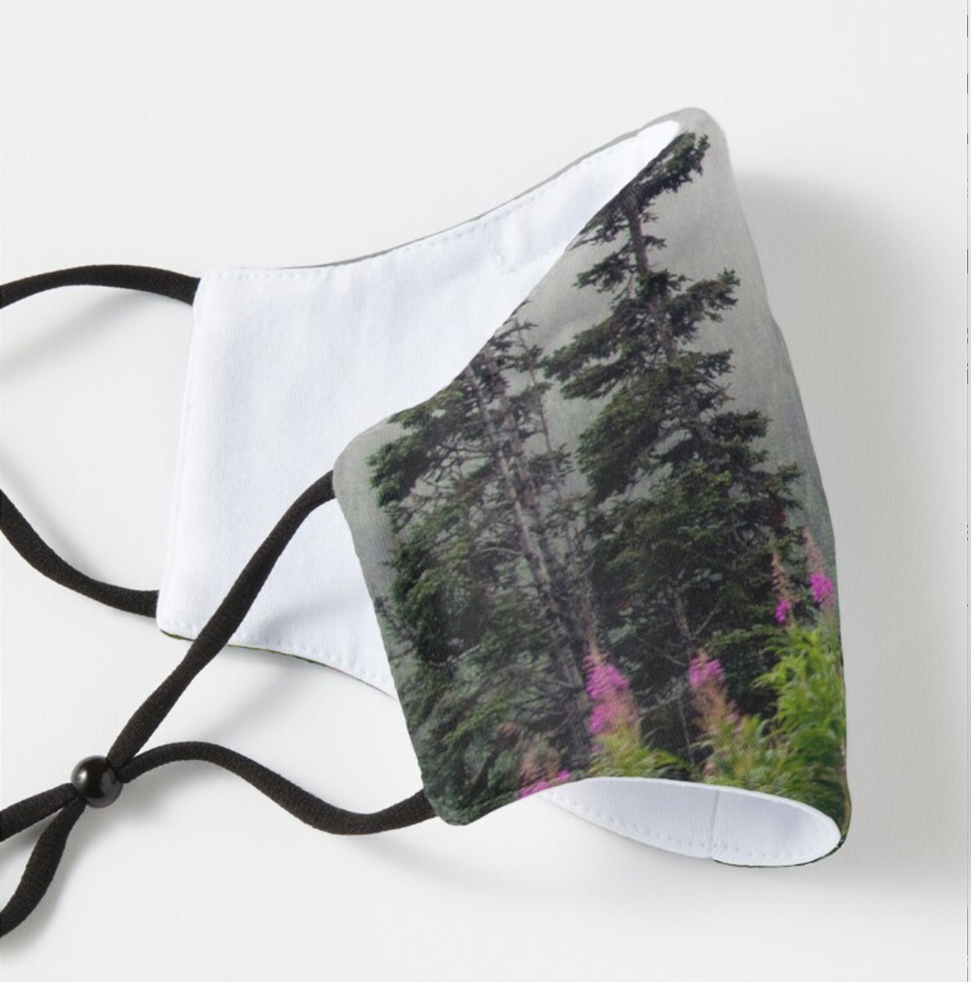 Alaska Pines & Wildflowers Face Mask: Tongass National Forest - Etsy