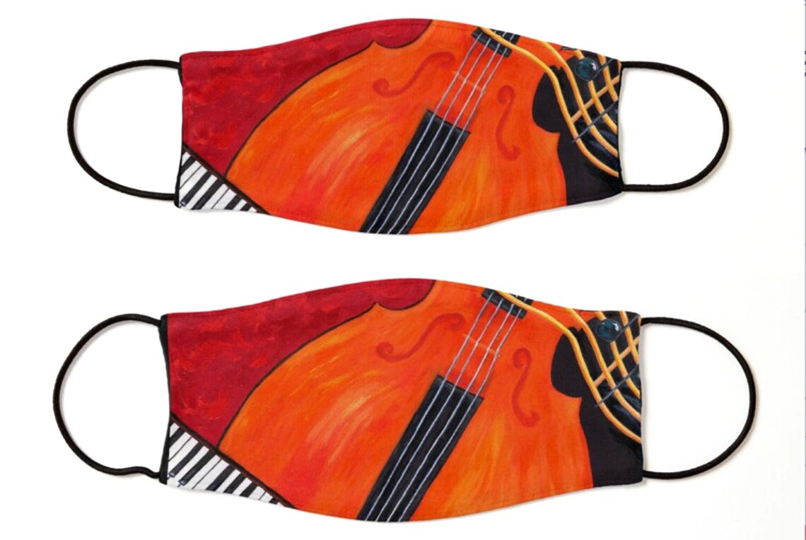 Music Theme Washable Face Mask. Kids and Adult Sizes. | Etsy