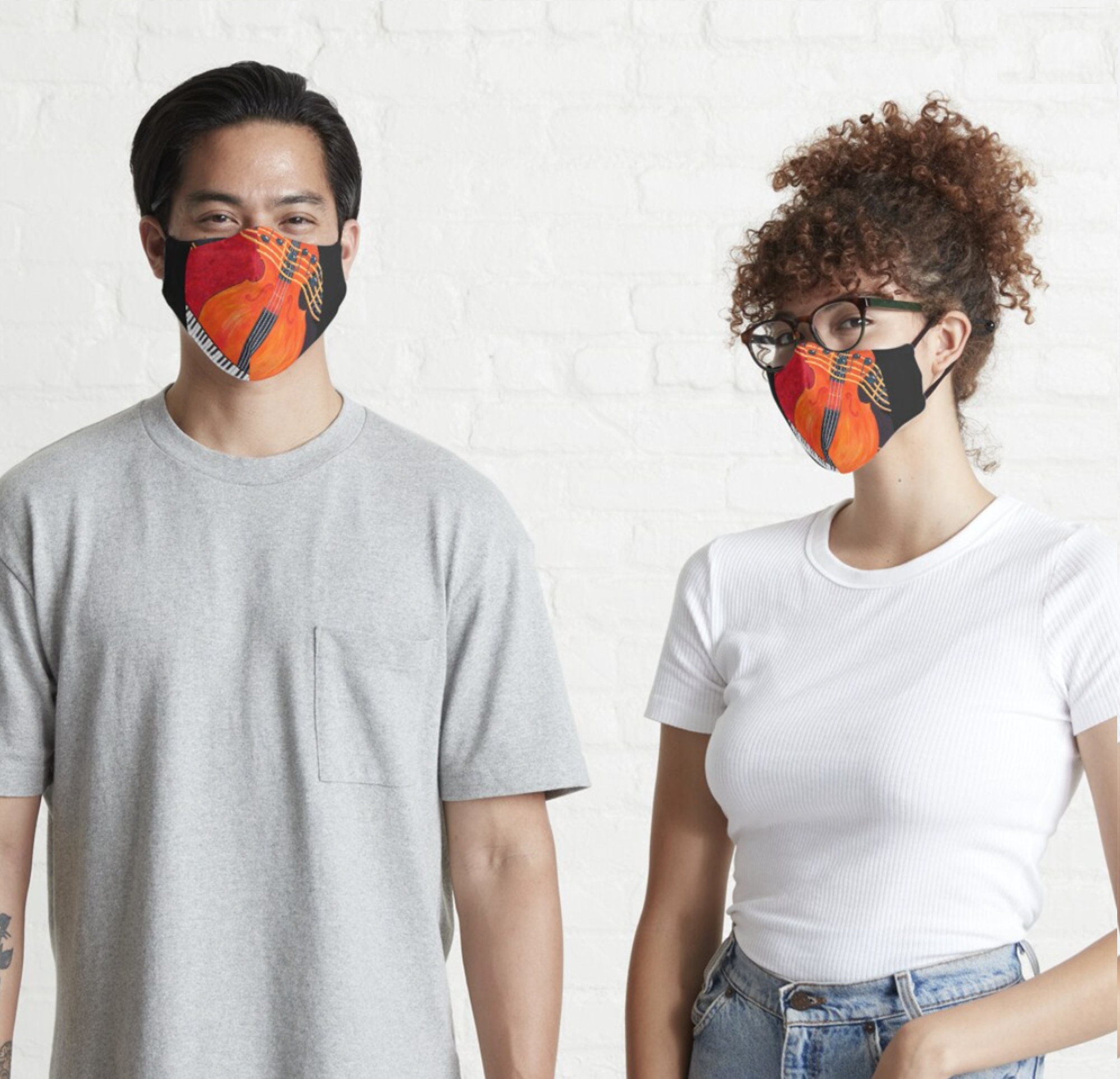 Music Theme Washable Face Mask. Kids and Adult Sizes. - Etsy