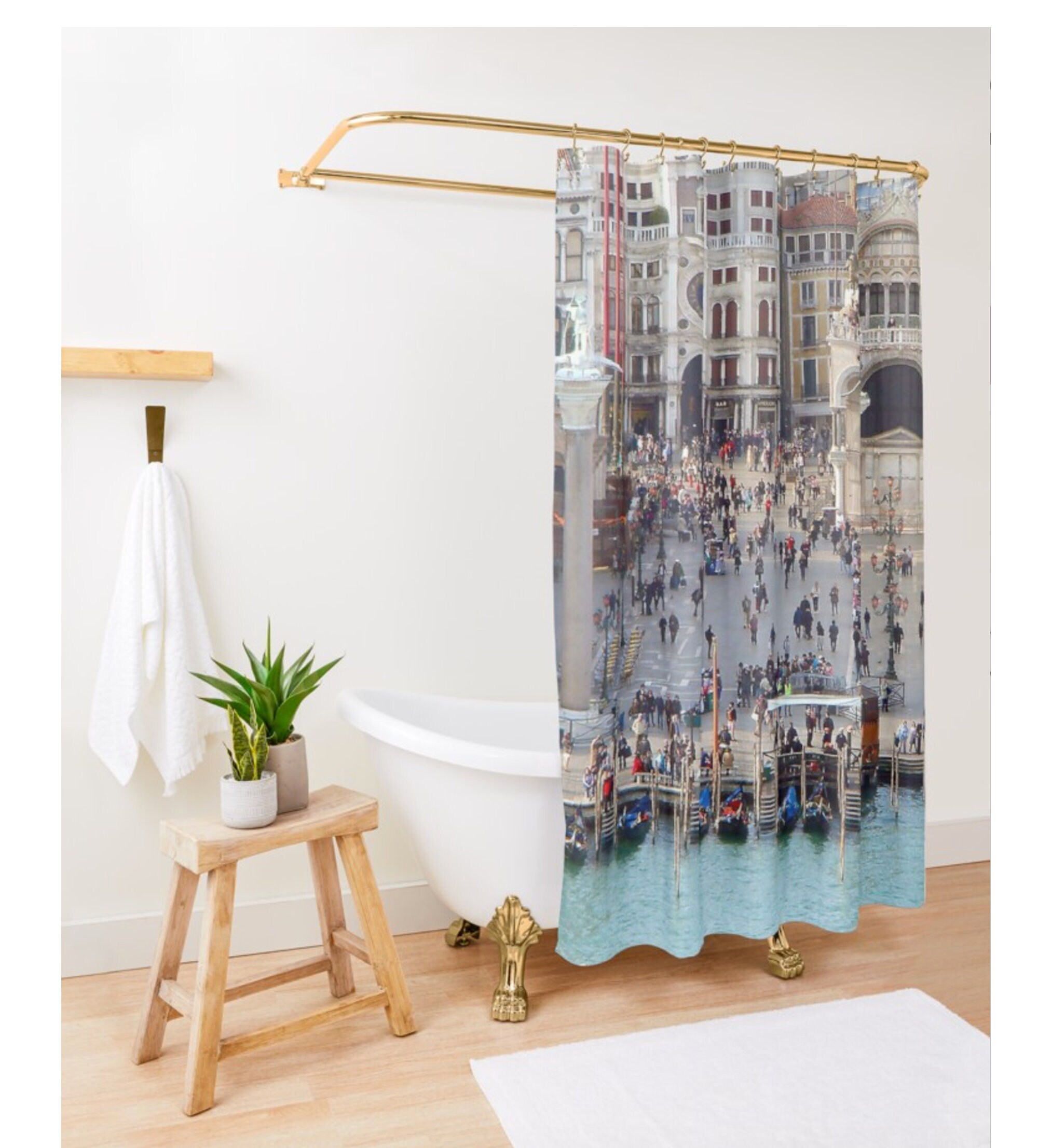 Venice Italy Shower Curtain. Saint Marks Square Shower - Etsy Canada