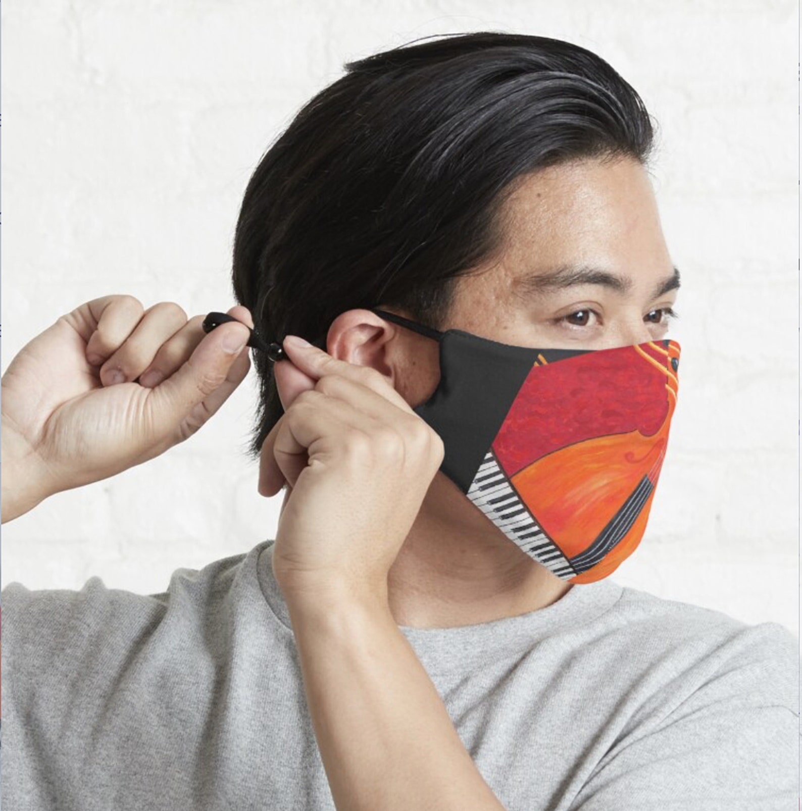 Music Theme Washable Face Mask. Kids and Adult Sizes. - Etsy