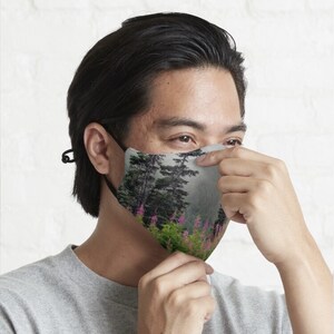 Alaska Pines & Wildflowers Face Mask: Tongass National Forest - Etsy