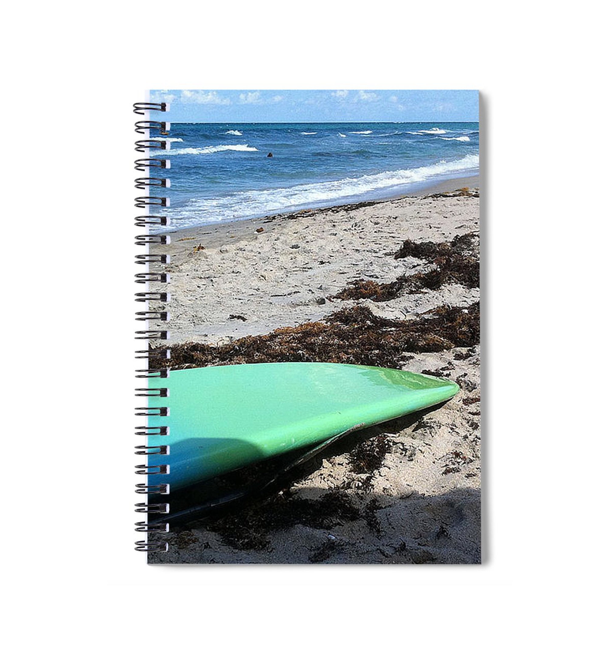 Office & School Supplies Surfing at Beach Notebook Florida Beach Spiral ...