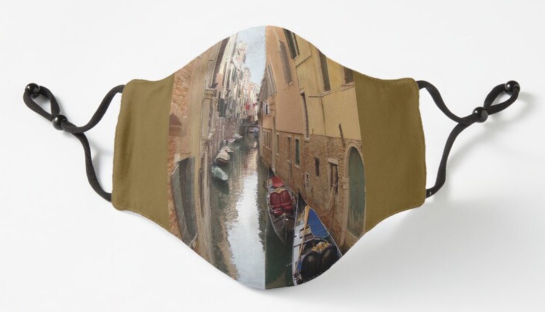 Venice Canal Face Mask for Italy Lovers. Adults and Kids. Breathable ...
