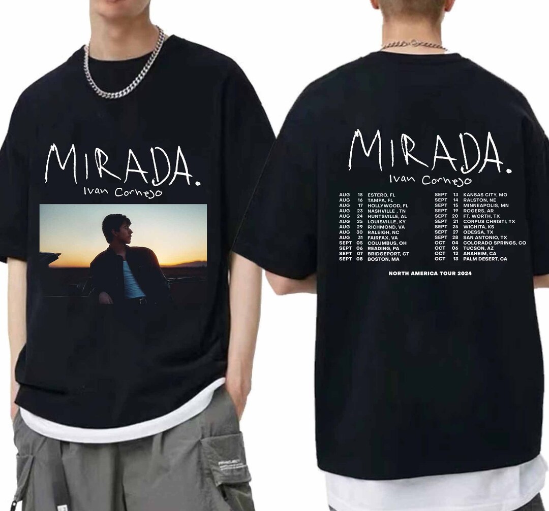 Ivan Cornejo Mirada 2024 Tour Shirt, Ivan Cornejo Fan Shirt, Ivan ...