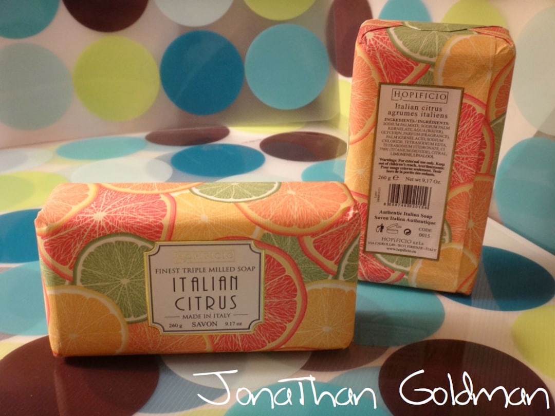 Hopificio Firenze Italian Citrus Triple Milled Soap 9.17oz - Etsy