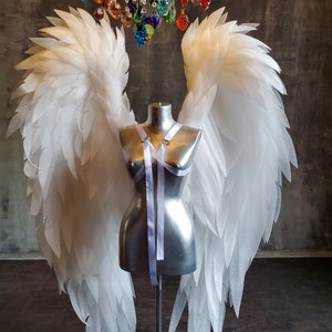 Large White Angel wings costume | Etsy