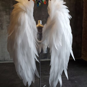 Large White Angel wings costume | Etsy