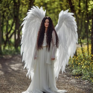 Large White Angel wings costume | Etsy