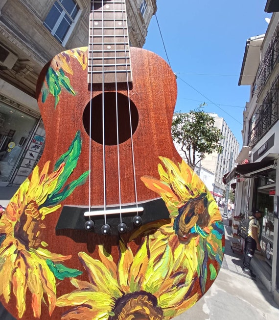 Hand painted ukuleles custom painted ukulele original design | Etsy