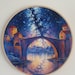 Mostar Bridge Round Painting Bridge Over the Stars Acrylic - Etsy