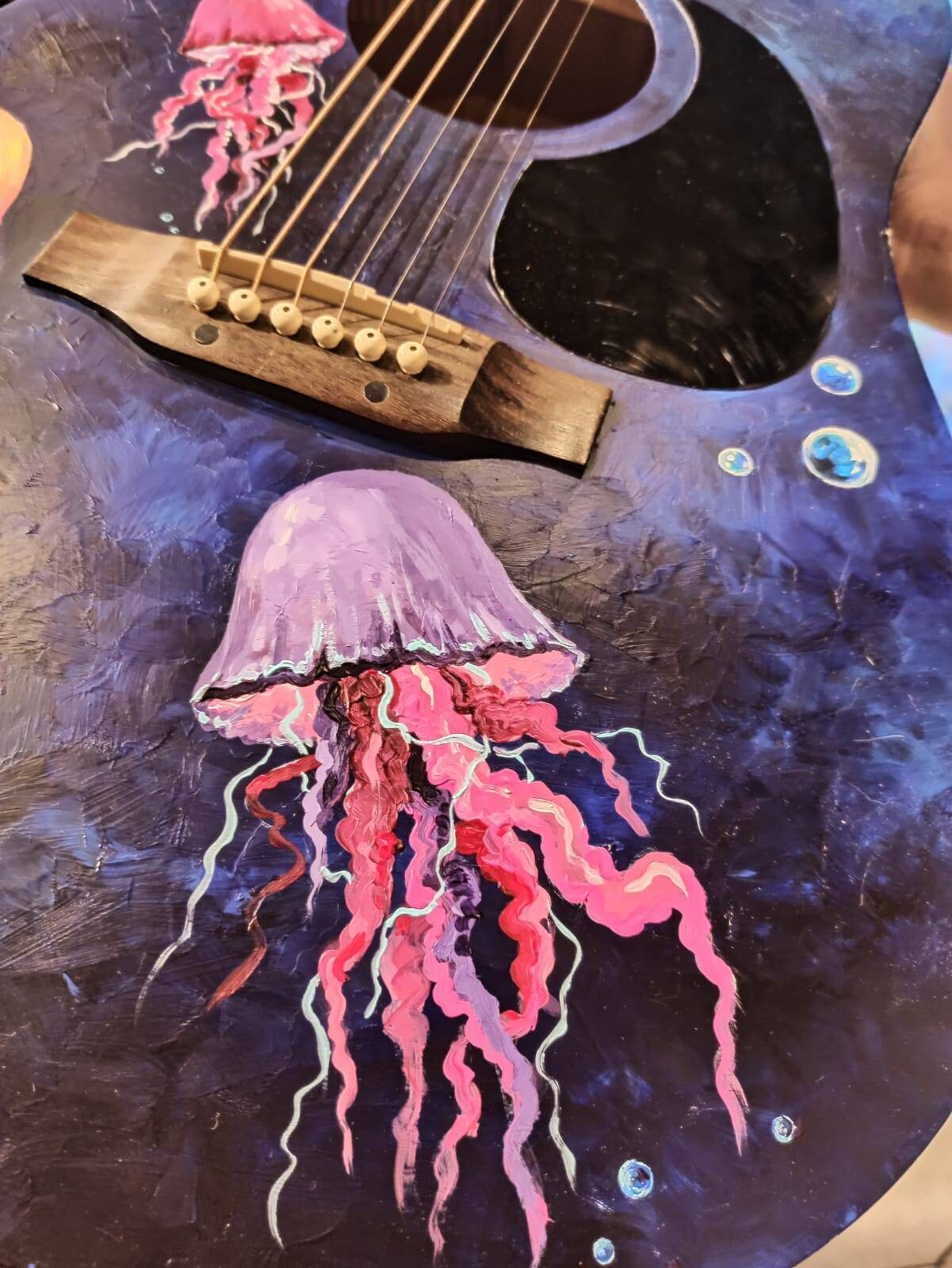Hand Painted Ukuleles, Custom Painted Ukulele, Original Design Musical ...