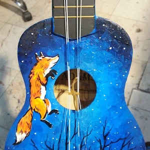 Hand Painted Ukuleles, Custom Painted Ukulele, Original Design Musical ...