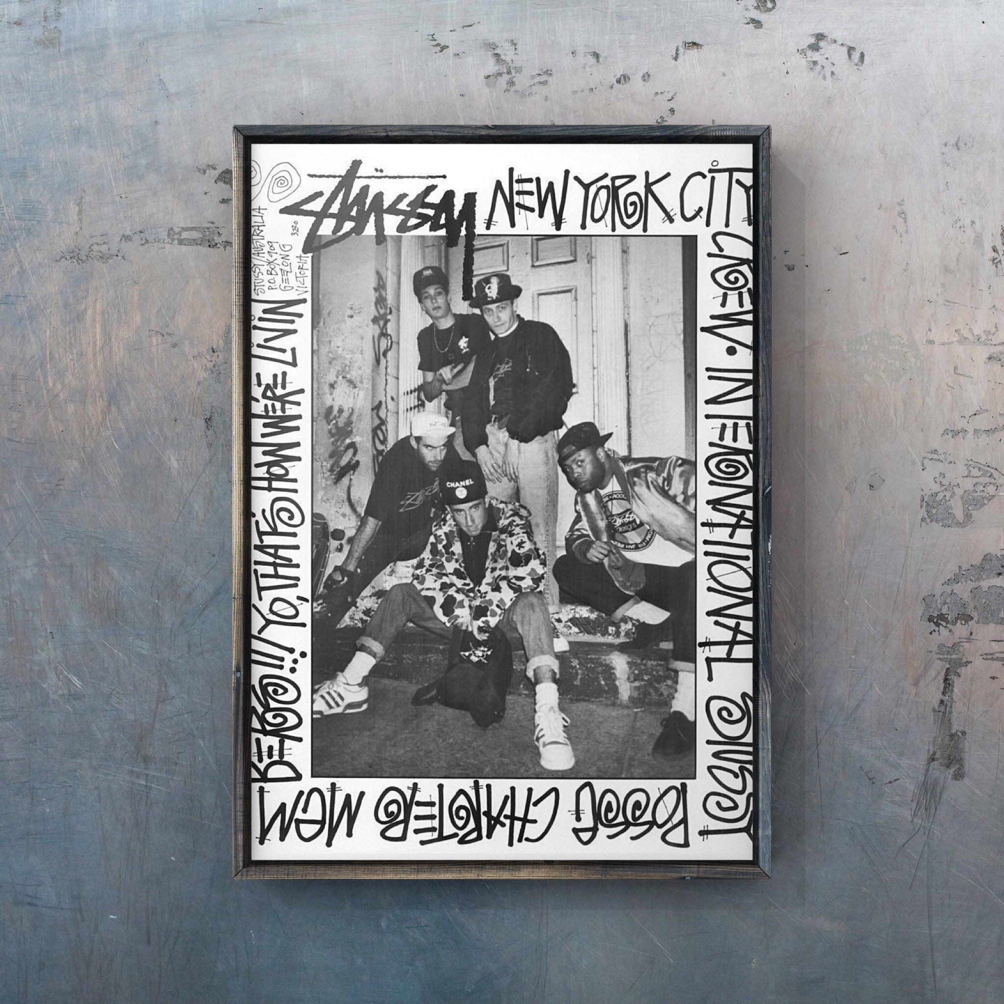 Vintage Stussy Magazine Cover Girls Poster New season | Etsy