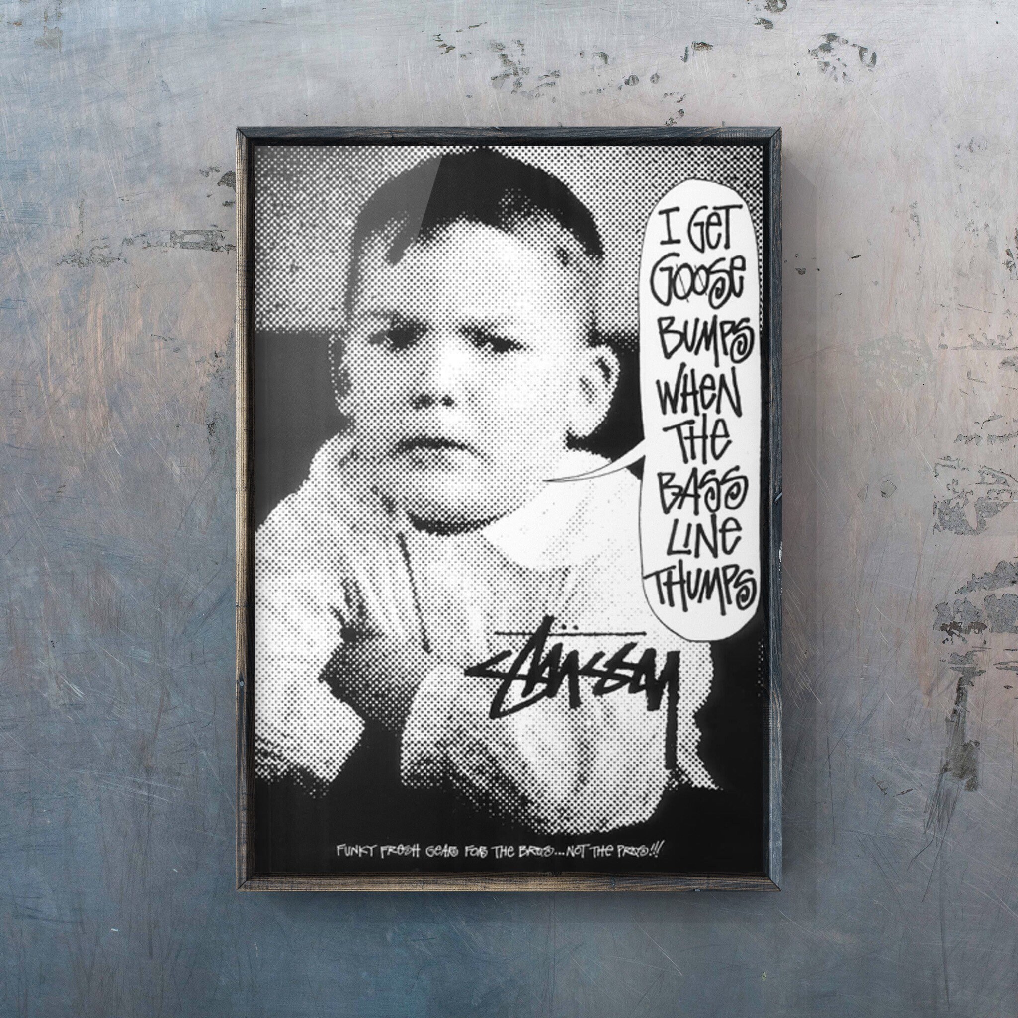 Vintage Stussy Magazine Cover Meisjes Poster Nieuw seizoen | Etsy