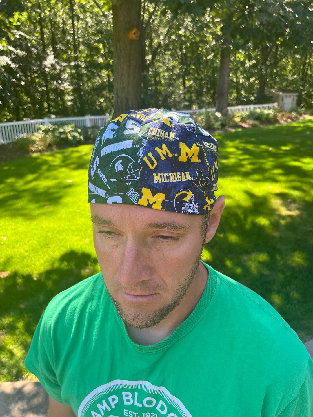 MICHIGAN Vs MSU Divided University of Michigan State Wolverines ...