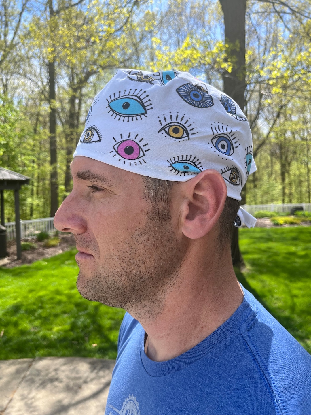 Eye Ball Ophthalmology Optometry Eyes Skull Scrub Hat Surgery Surgical ...