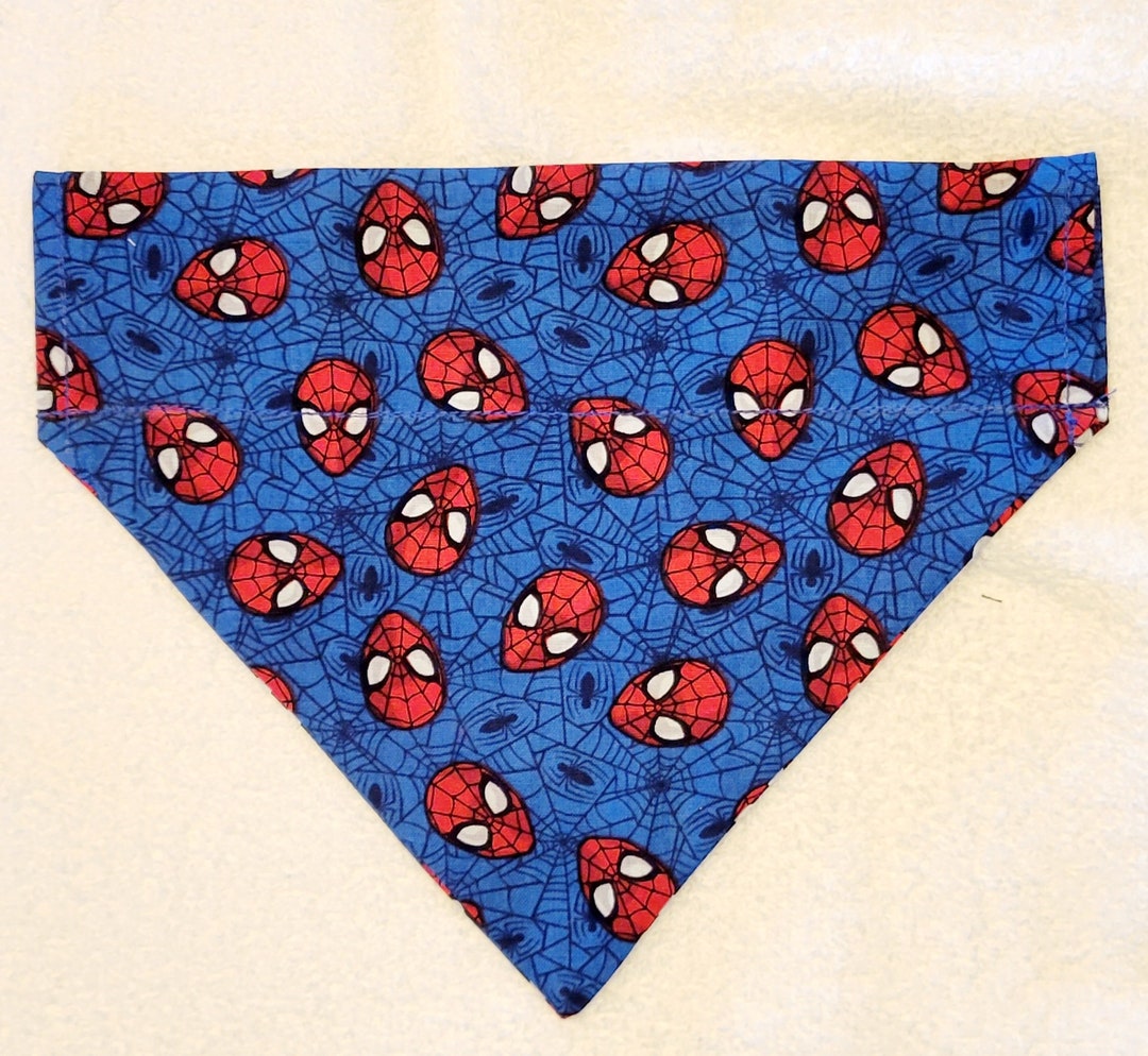 Spiderman Dog and Cat Bandana With Optional Personalization, Matching ...