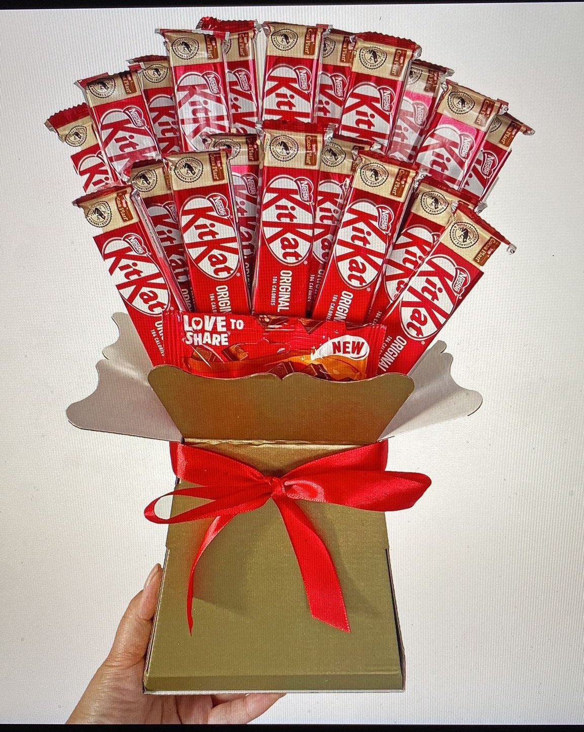 Kitkat Chocolate Bouquet Kit Kat Gift Birthday Gift Thinking of You ...