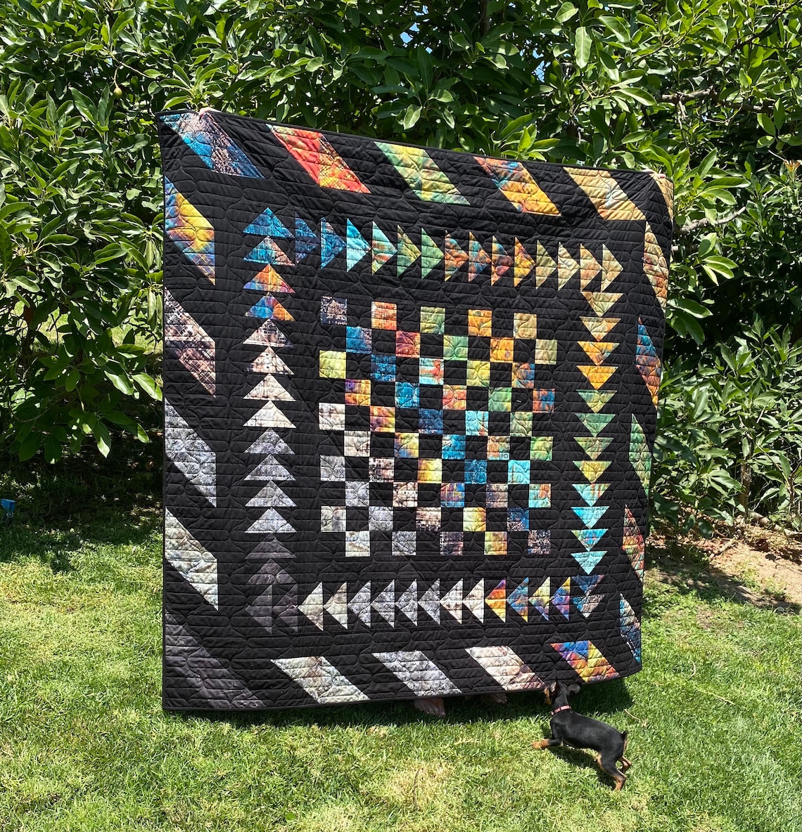 Bete Noire is a Modern Masculine Quilt Pattern Featuring - Etsy